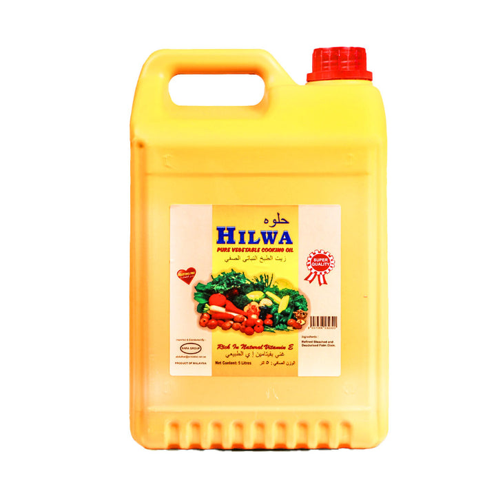 Hilwa Pure Vegetable Cooking Oil 5L – Adeeg.com by Hayat Market