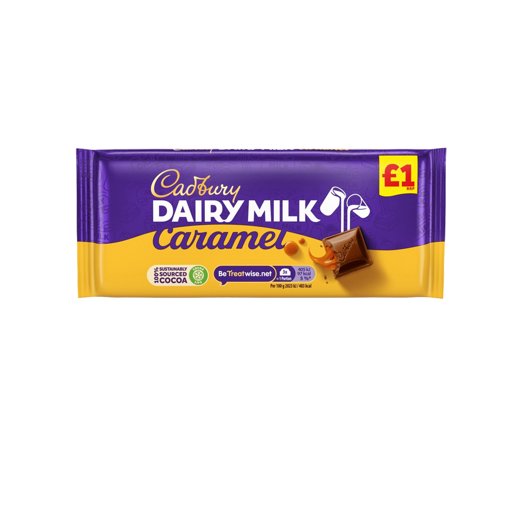 Cadbury Dairy Milk 180g Caramel – Adeeg.com by Hayat Market