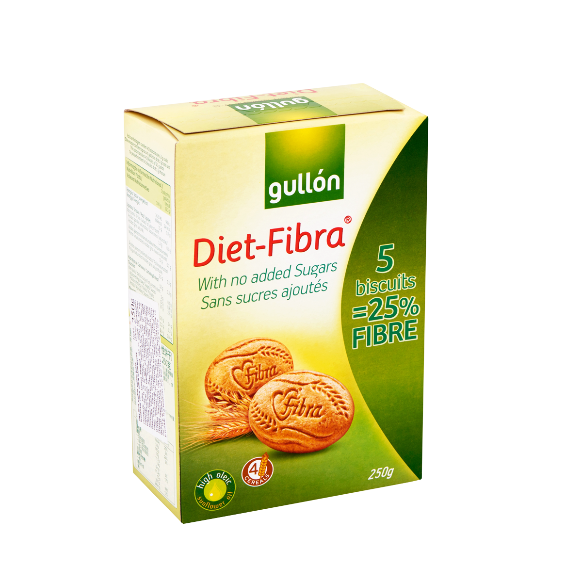Gullon Sugar Free Diet-Fiber Biscuits 250g – Adeeg.com by Hayat Market