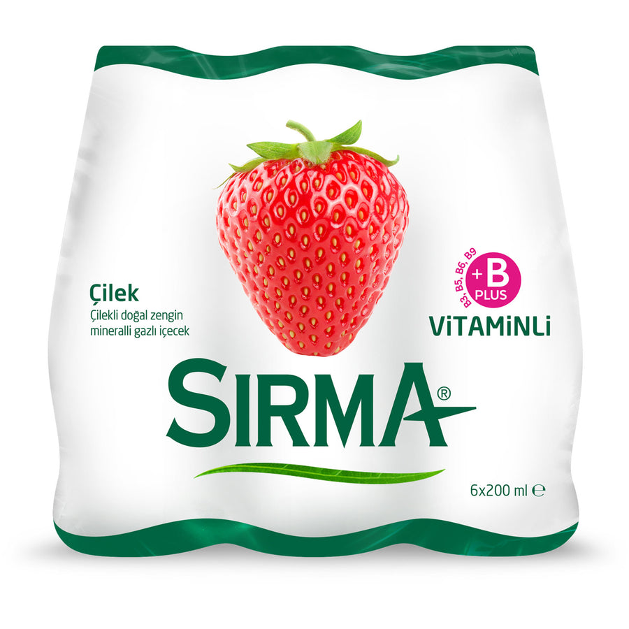 Sirma Soda Glass Bottle Strawberry 250ml – Adeeg.com