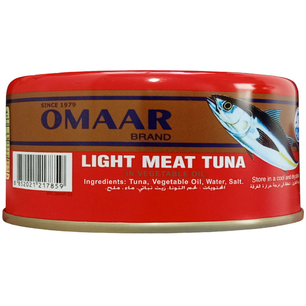 Omar Solid Light Meat Tuna 185g – Adeeg.com by Hayat Market