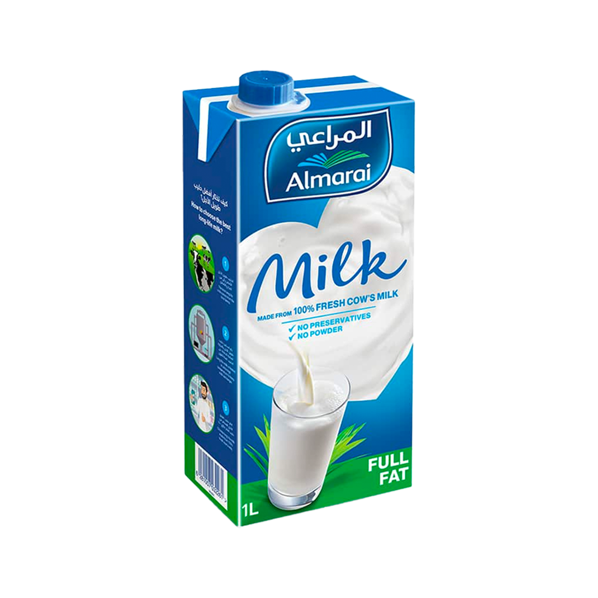 Al Marai Milk Full Fat Long Life 1L – Adeeg.com by Hayat Market